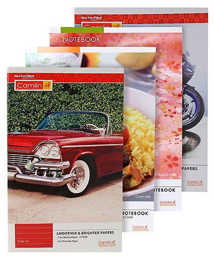 Buy Camlin Single Line Notebook Pack Of 4 Online at Firstcry.com