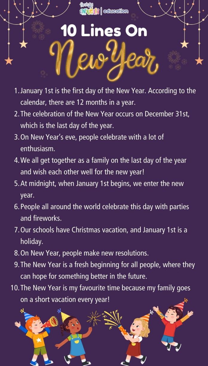 Essay on New Year for Students and Children