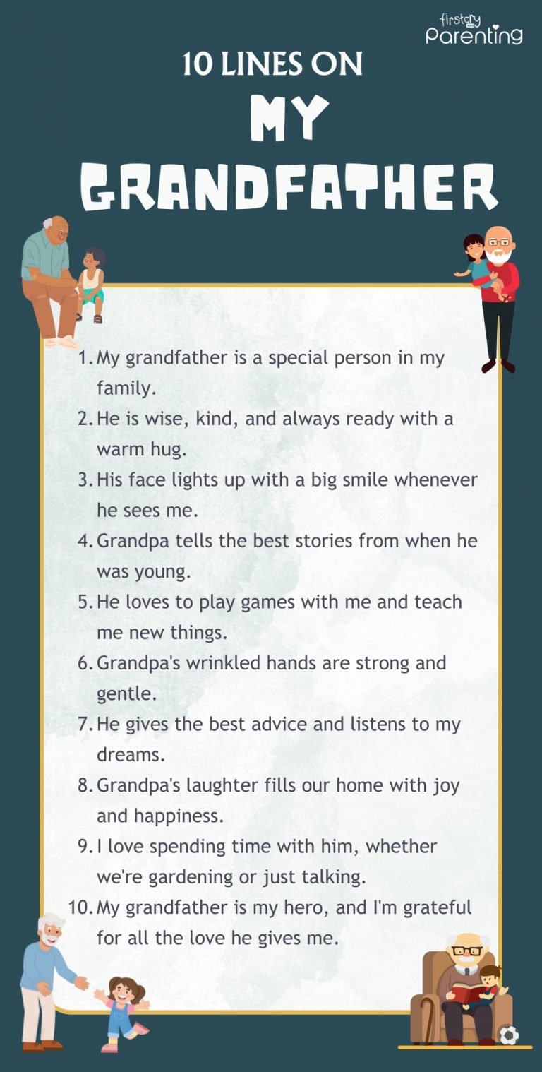 My Grandfather Essay in English for Children and Students