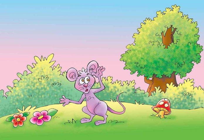 The Lion And The Mouse Story in English for Children With Moral