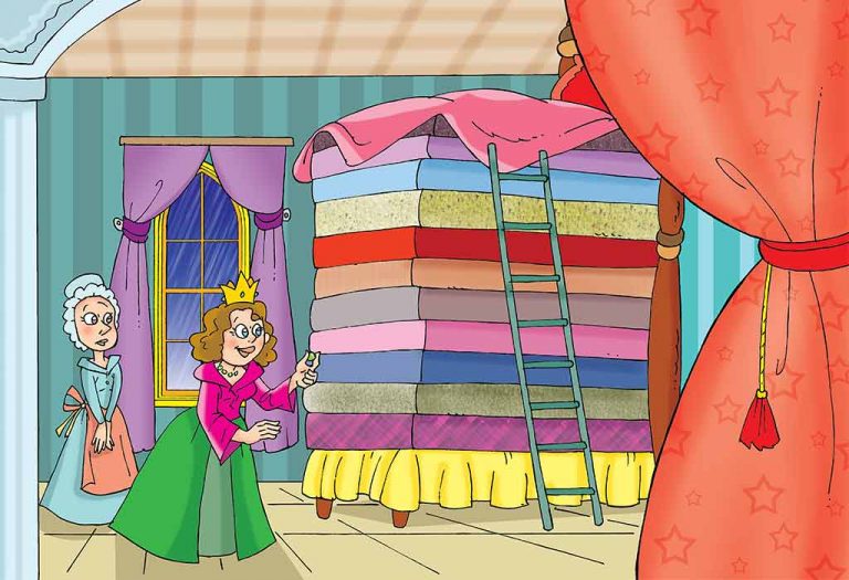 The Princess and The Pea Story in English for Kids With Moral