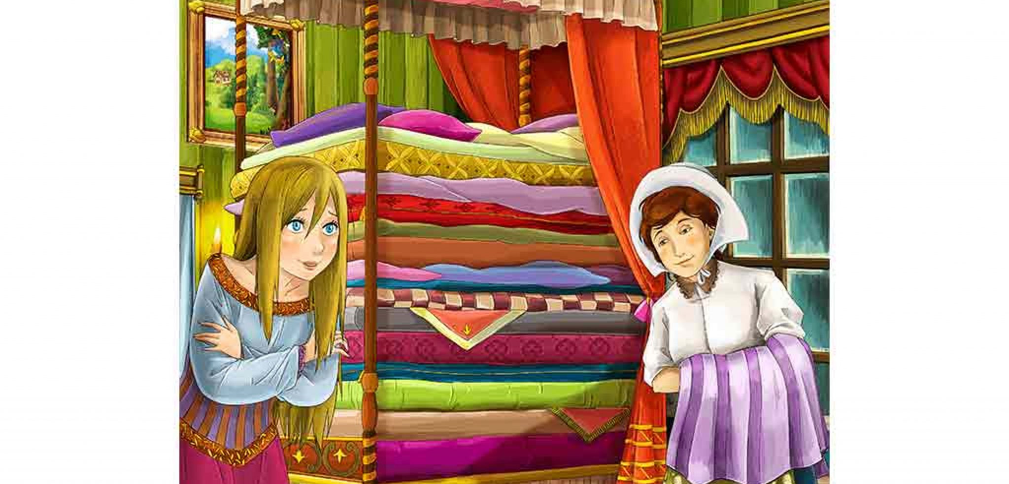 The Princess and The Pea Story in English for Kids With Moral