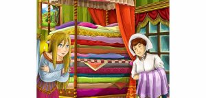 The Princess and The Pea Story in English for Kids With Moral