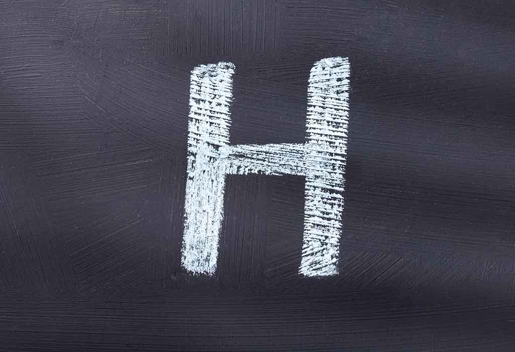 List Of Words That Start With Letter H For Children