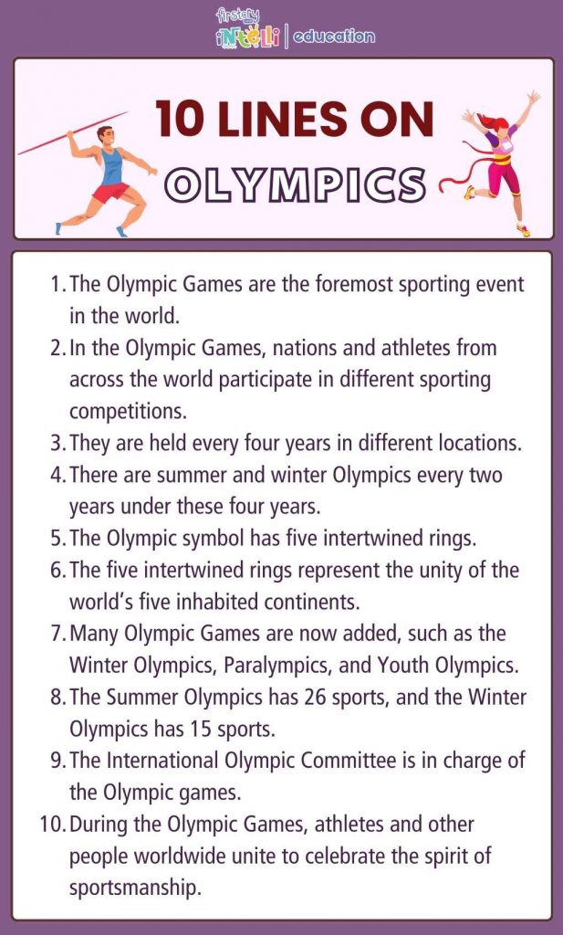 Essay On Olympics - 10 Lines, Short & Long Essay