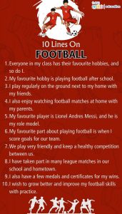 Essay on Football (in English) for Classes 1, 2 & 3: 10 Lines, Short ...