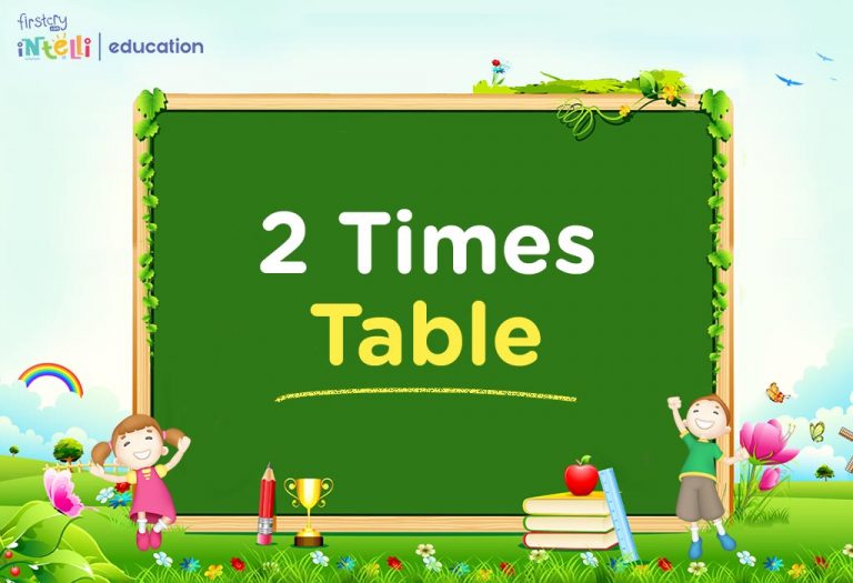 Table of 2 | 2 Times Table | Learn Multiplication Table of Two