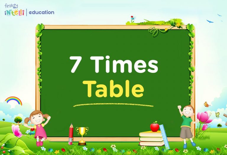 Table of 7 | 7 Times Table | Learn Multiplication Table of Seven