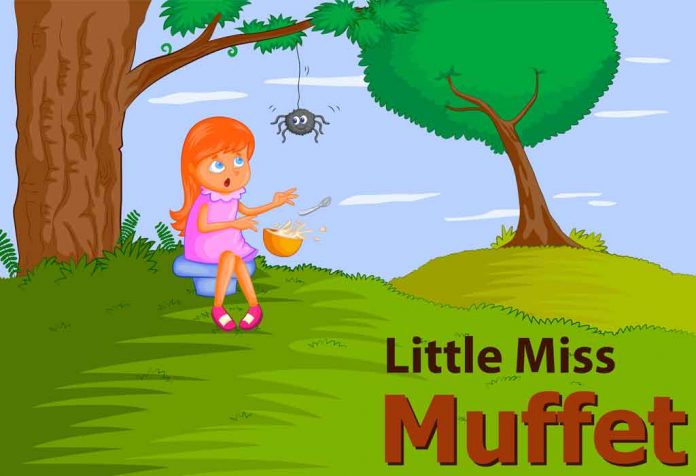 Little Miss Muffet | Nursery Rhyme For Kids With Lyrics
