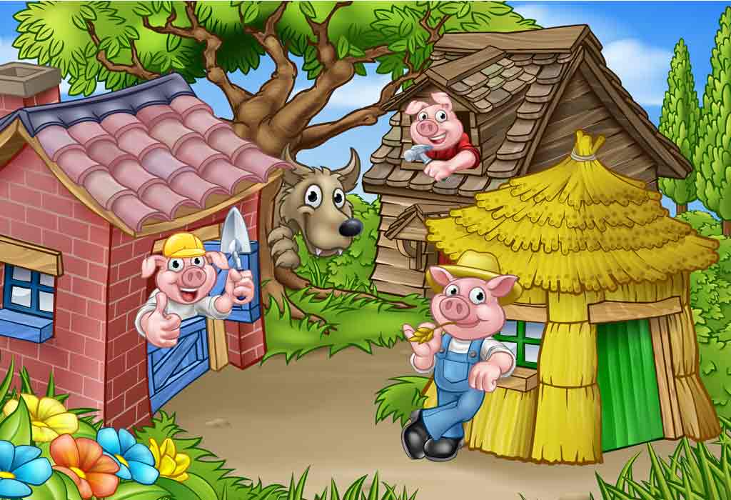 The 3 Little Pigs Story For Children With Moral