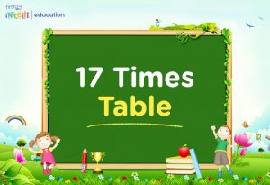 Table of 17 | 17 Times Table | Learn Multiplication Table of Seventeen