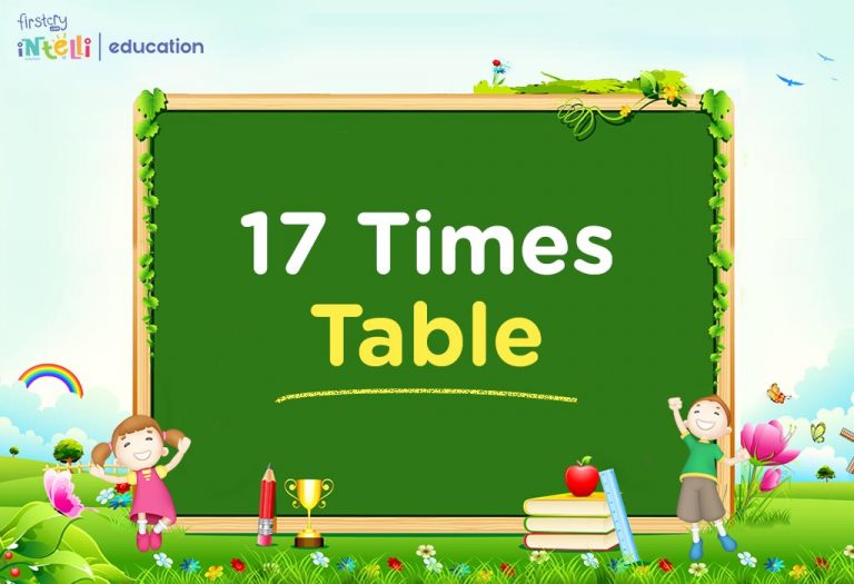 Table of 17 | 17 Times Table | Learn Multiplication Table of Seventeen