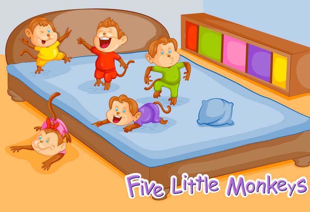 5 Little Monkey Clipart 5 Little Monkey Clipart