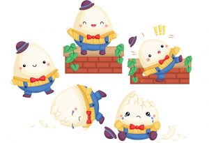 Humpty Dumpty | Nursery Rhyme For Kids WIth Lyrics