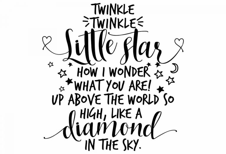 Twinkle, Twinkle, Little Star | Nursery Rhyme For Kids With Lyrics