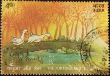 The Tortoise And The Geese - Panchatantra Story For Children With Moral