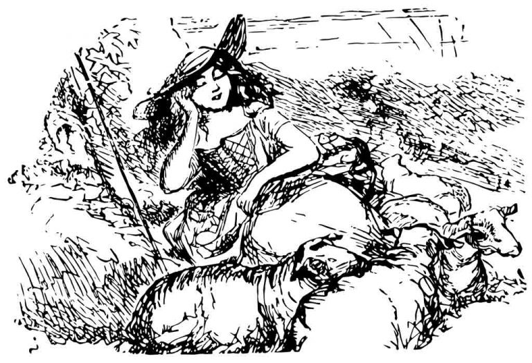 Little Bo Peep | Nursery Rhyme For Kids With Lyrics