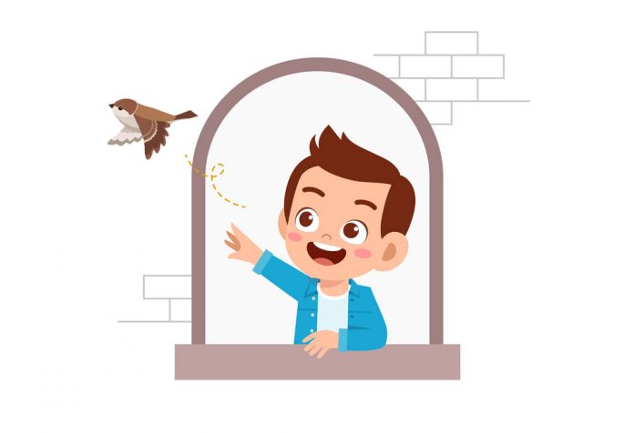 Once I Saw A Little Bird | Nursery Rhyme For Kids With Lyrics