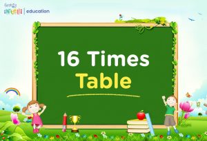 Table of 16 | 16 Times Table | Learn Multiplication Table of Sixteen