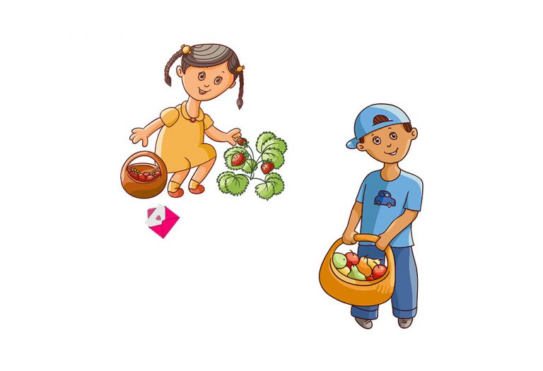 A Tisket A Tasket | Nursery Rhyme For Kids With Lyrics