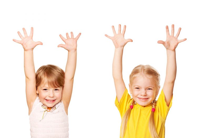 Two Little Hands | Nursery Rhyme For Kids With Lyrics