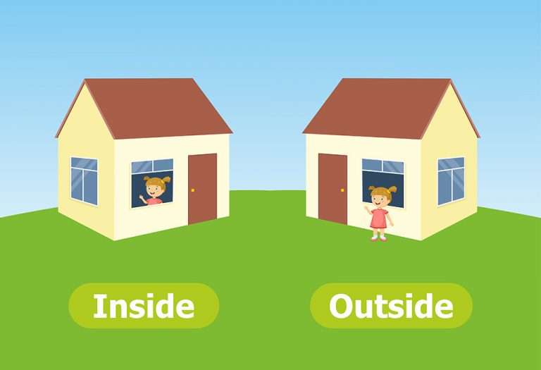 Teach Kids: Concept of Inside and Outside