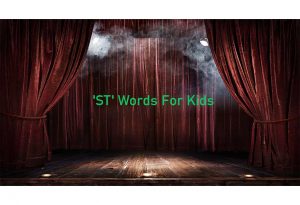Teach Kids: List of Words That Start & End With 'ST'