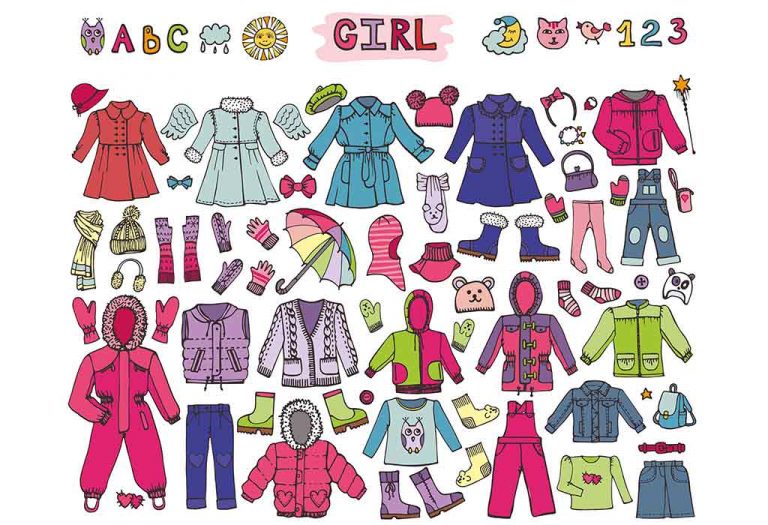 List of Clothes Names For Preschool Kids (With Pictures)