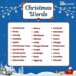 Christmas Words For Kids To Improve Their Holiday Vocabulary