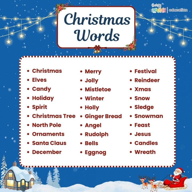 Christmas Words For Kids To Improve Their Holiday Vocabulary