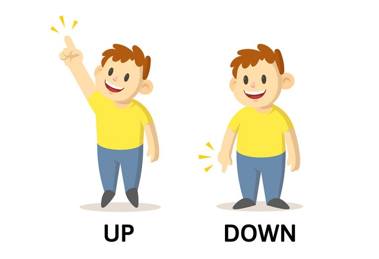 Up And Down Concept For Preschoolers And Kids