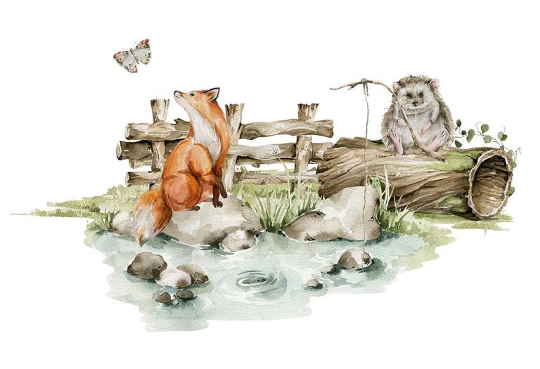The Fox And The Hedgehog Story For Children With Moral
