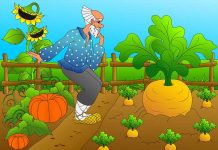 The Enormous Turnip Story For Children With Moral