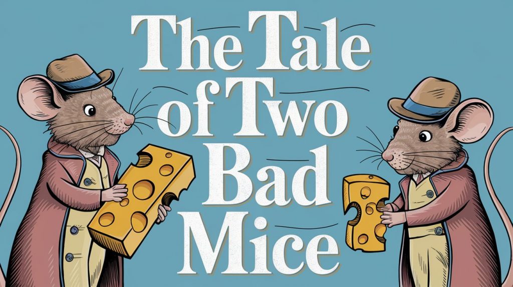 The Tale of Two Bad Mice Story with Moral for Children