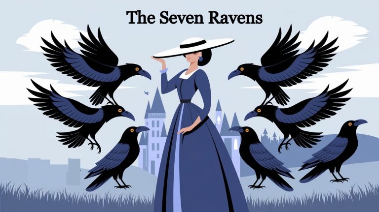 The Seven Ravens Story with Moral