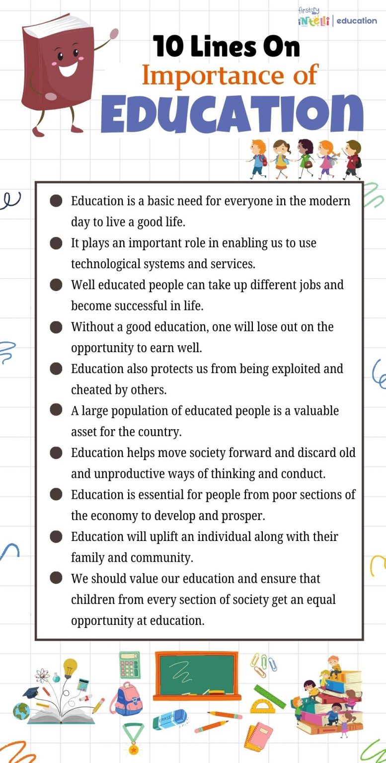 Importance Of Education Essay in English - 10 Lines, Short & Long Essay
