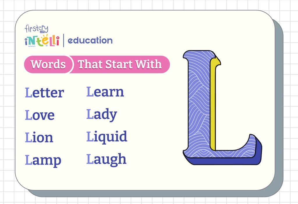 Words That Start With L - Learn L Words for Kids in English
