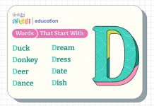 Words That Start With D - Learn D Words for Kids in English