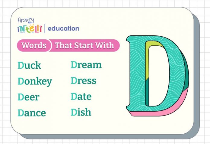 Words That Start With D - Learn D Words for Kids in English