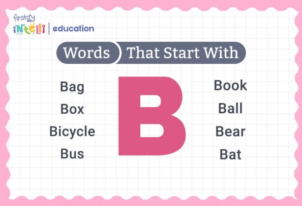Words That Start With B - Learn B Words for Kids in English