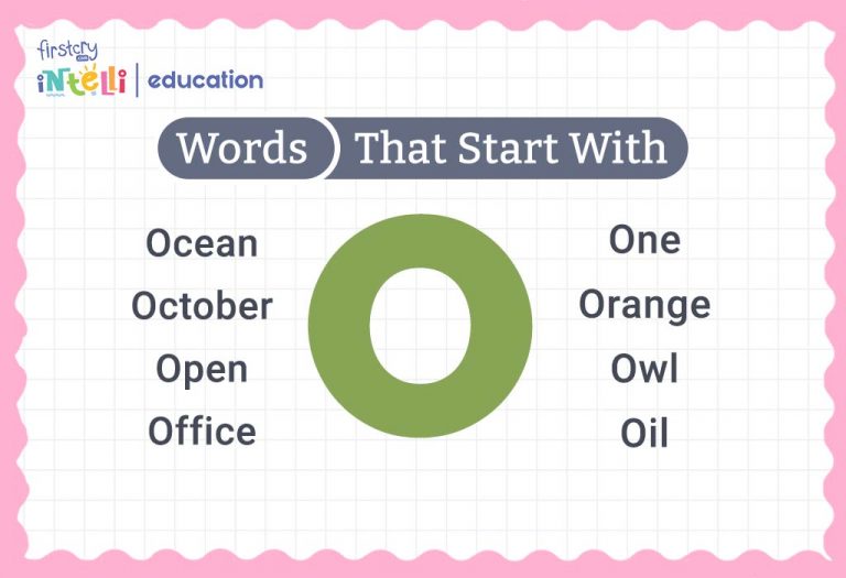 Words That Start With O - Learn O Words for Kids in English