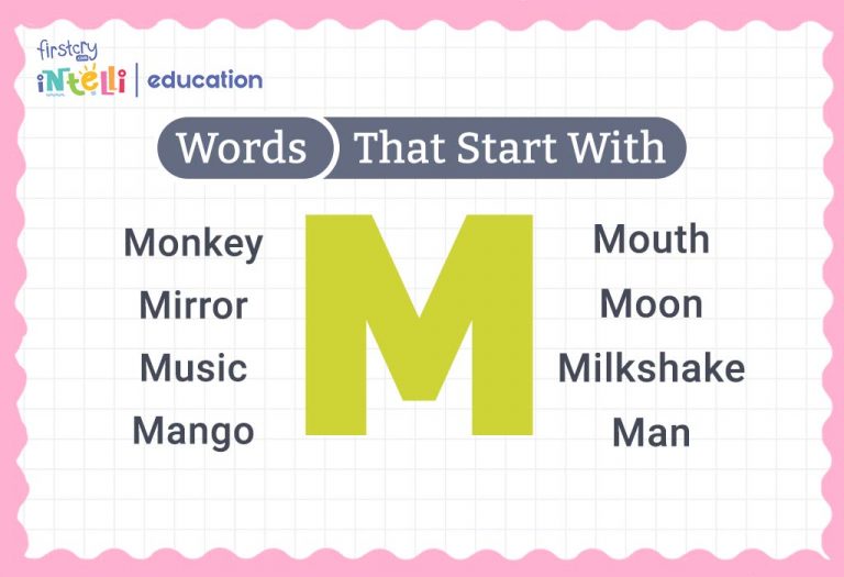Words That Start With M - Learn M Words for Kids in English