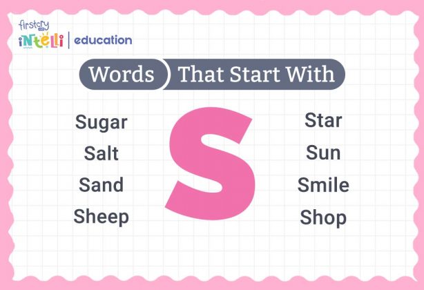 Words That Start With S - Learn S Words for Kids in English