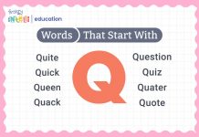 Words That Start With Q - Learn Q Words for Kids in English