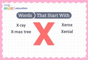 Words That Start With X - Learn X Words for Kids in English