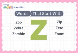 Words That Start With Z - Learn Z Words for Kids in English