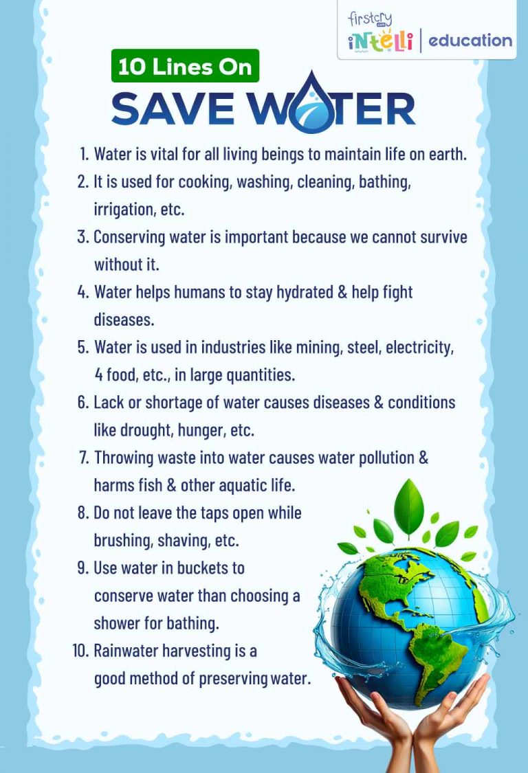 Essay on Save Water for Students and Children