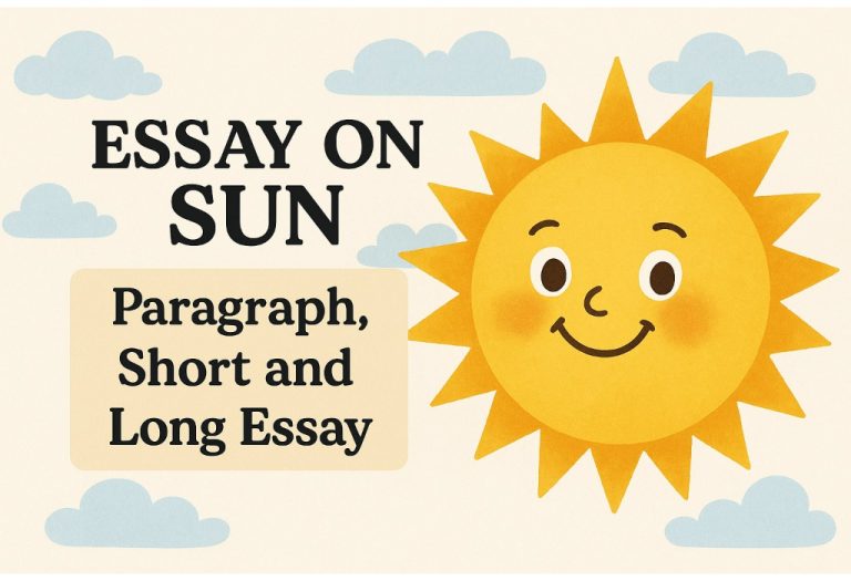 Essay On The Sun for Children and Students