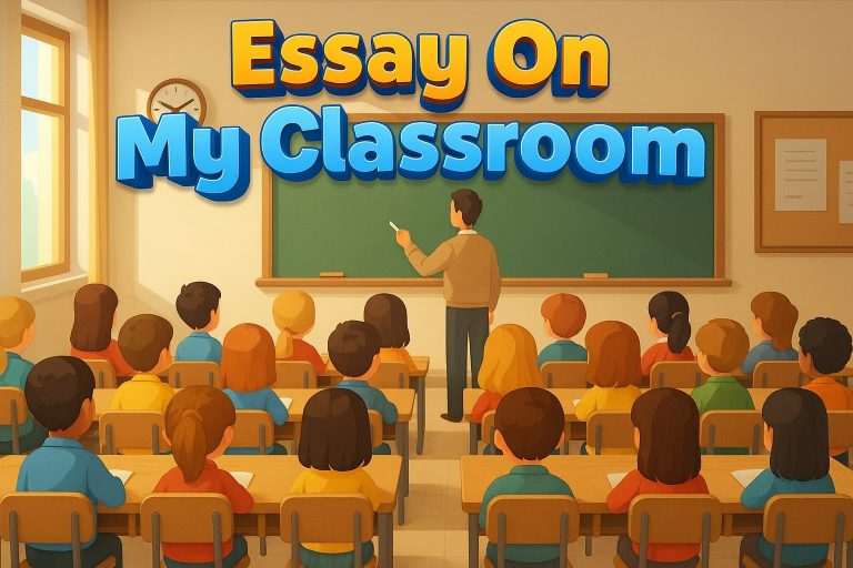 Essay On My Classroom for Students and Children