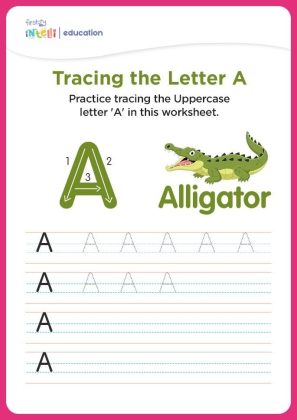 Letter A Tracing Worksheets – Free Printables for Preschools